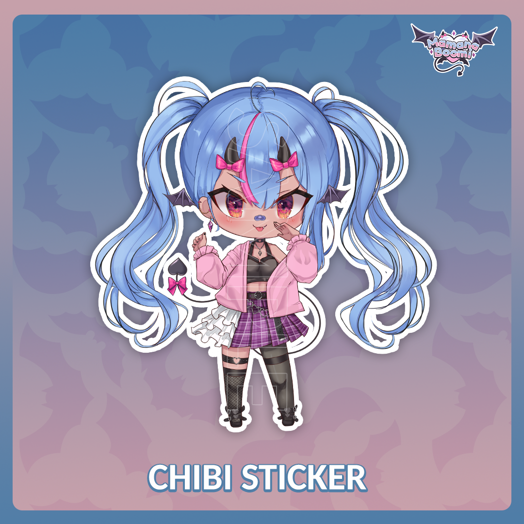 Boomi Mamana Chibi Stickers [2-Pack] | lucid Multimedia
