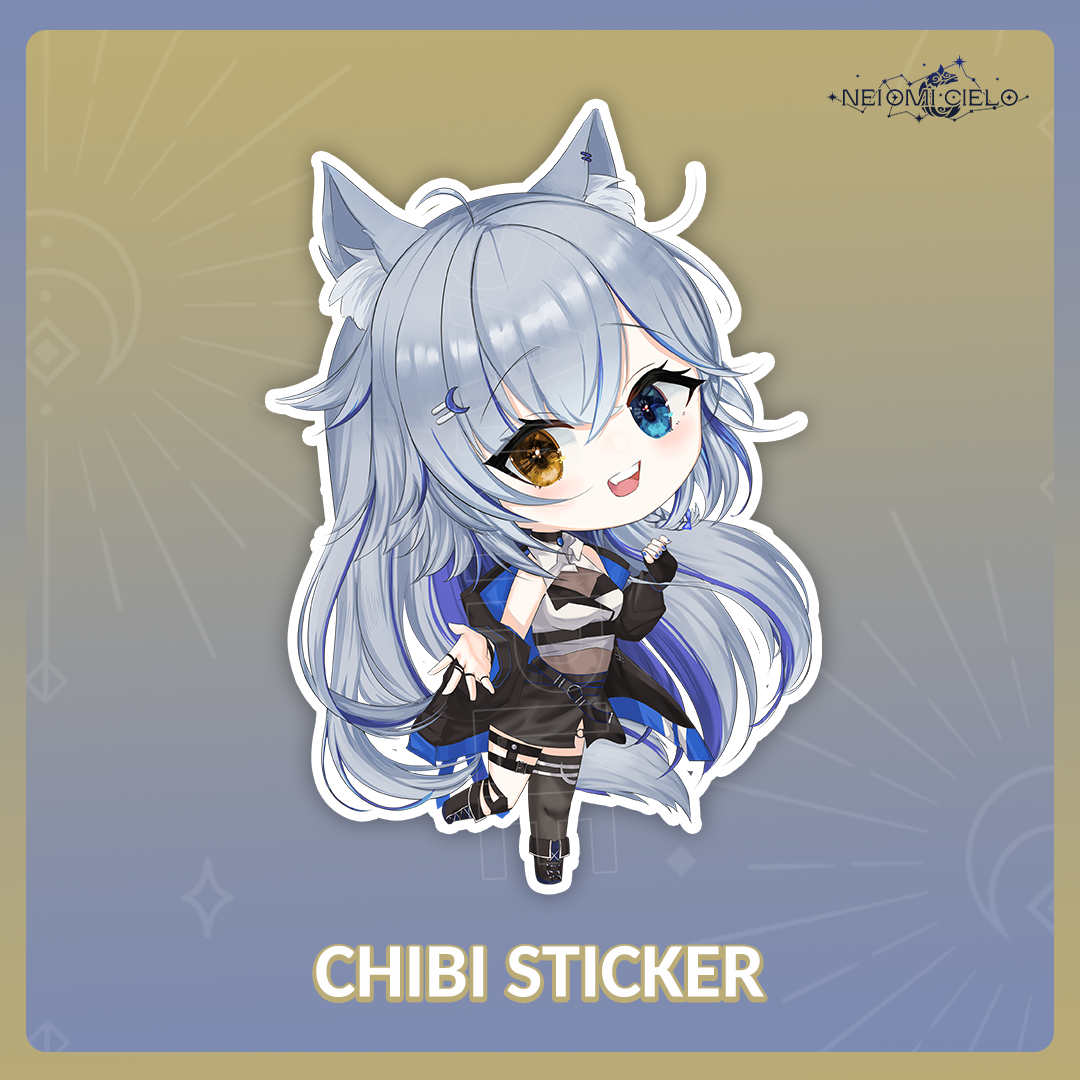 Neiomi Cielo Chibi Stickers [2-Pack] | lucid Multimedia