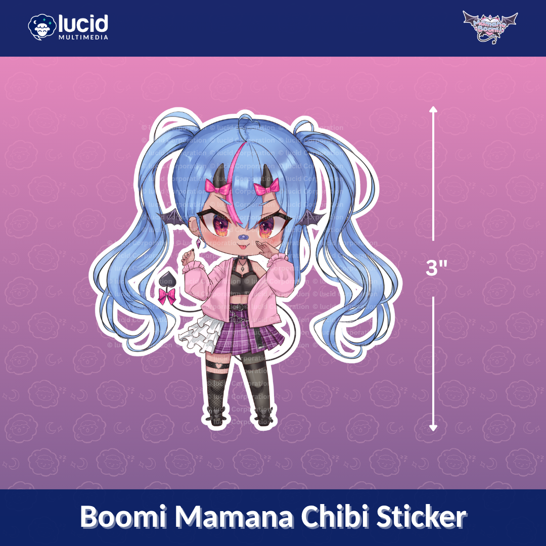 Boomi Mamana Chibi Sticker | lucid Multimedia