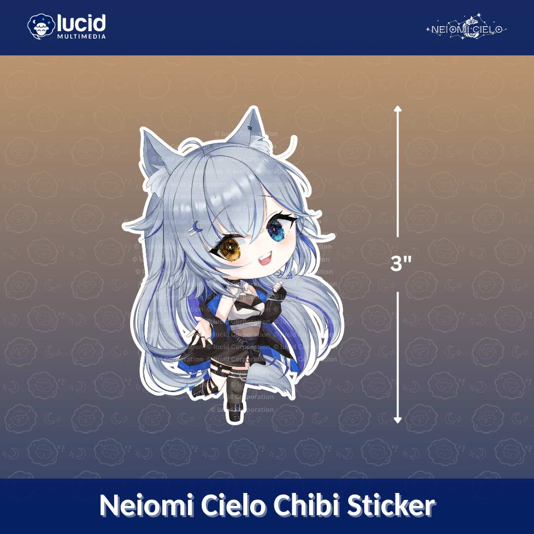 Neiomi Cielo Chibi Sticker | lucid Multimedia